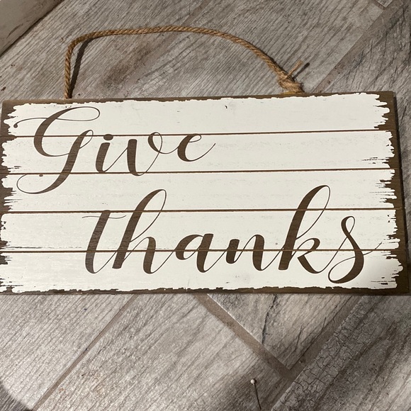 Hobby Lobby | Accents | Give Thanks Wall Decor 37 | Poshmark